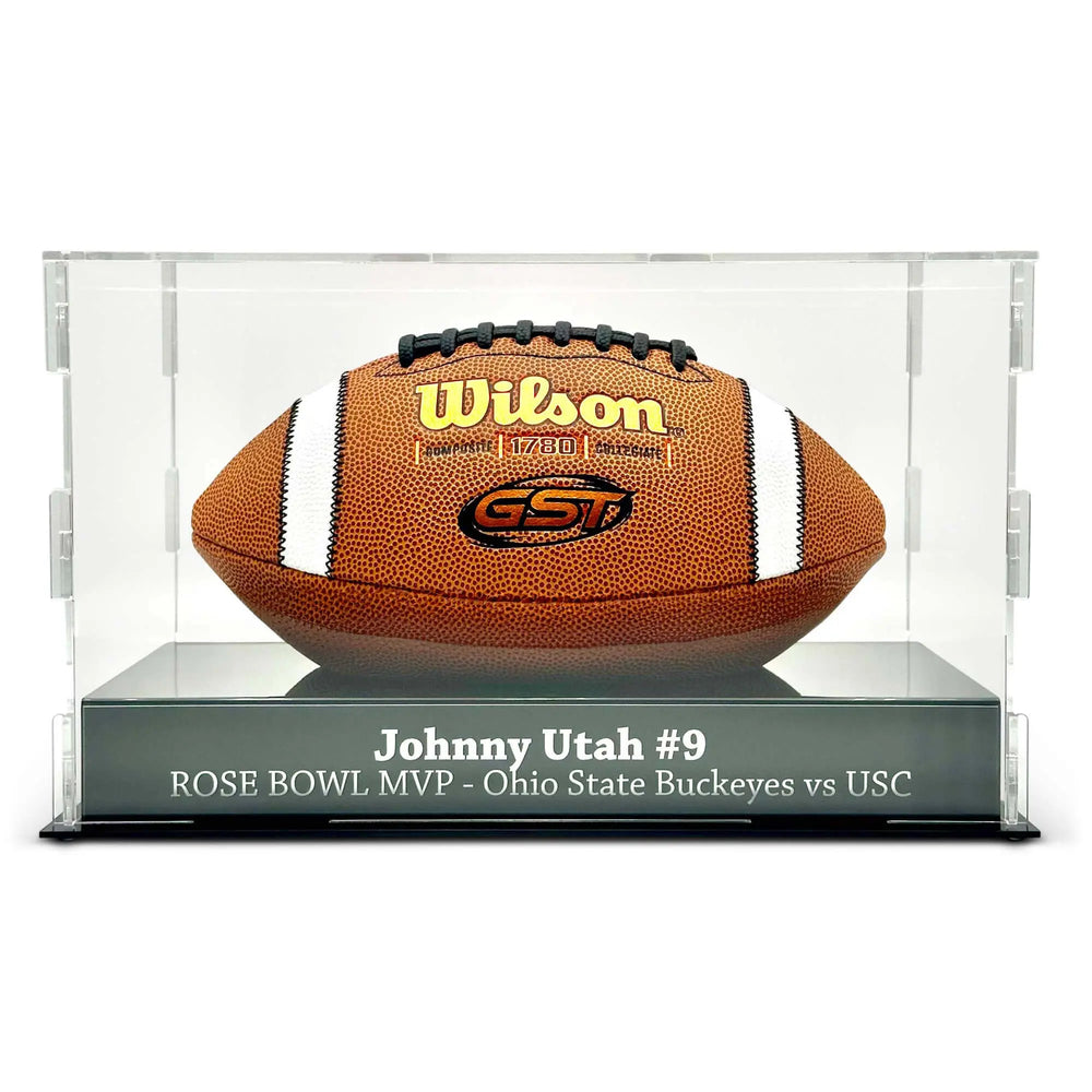 Acrylic Football Display Case - FantasyJocks