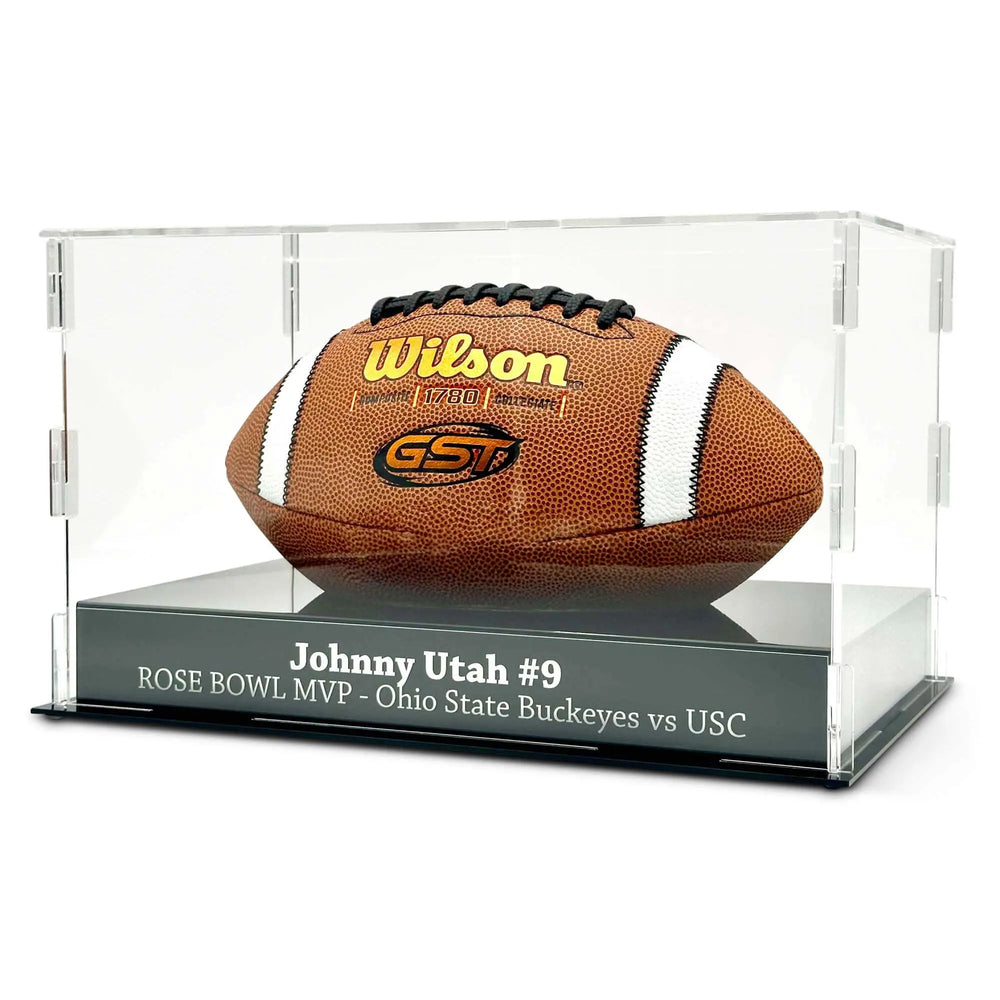 Acrylic Football Display Case - FantasyJocks