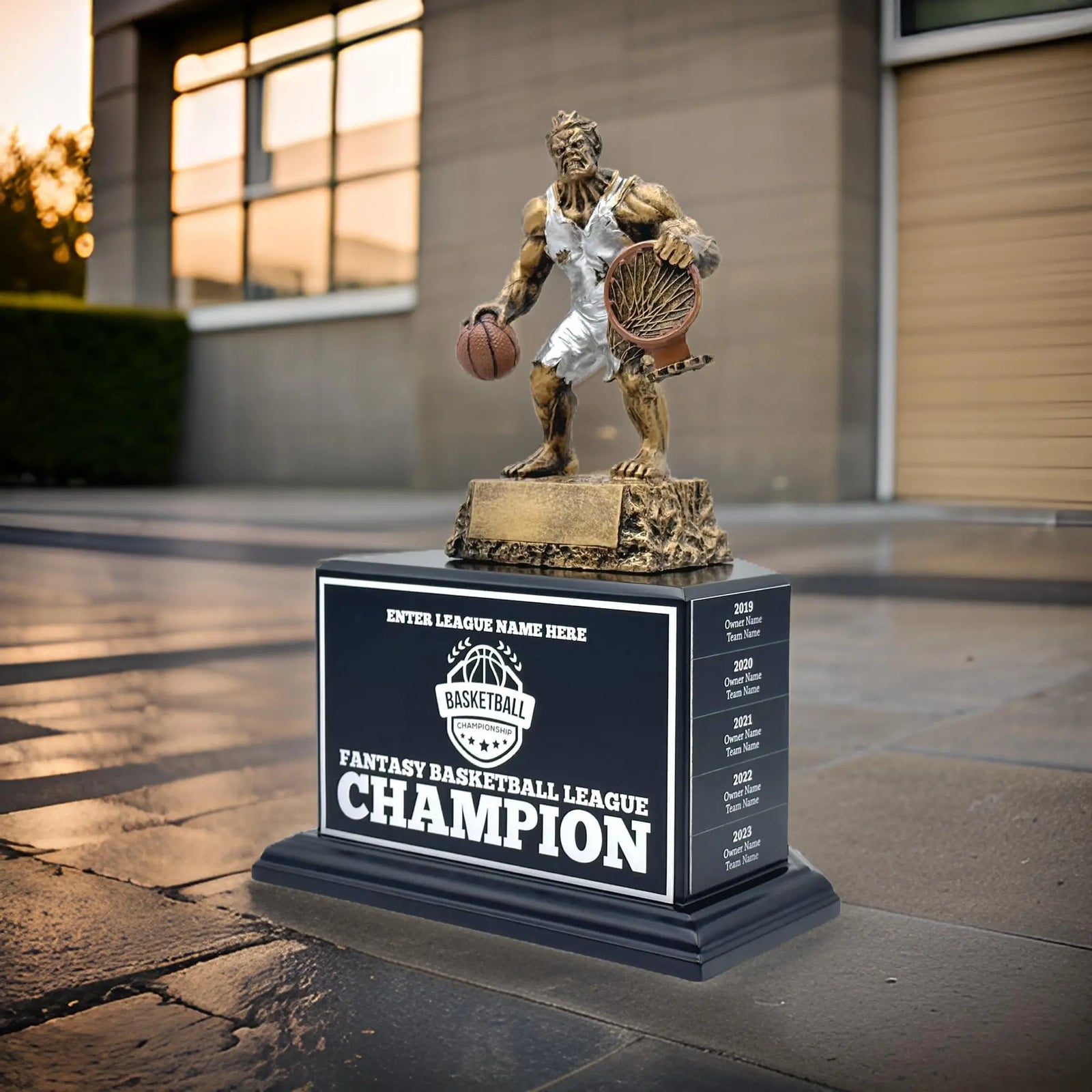 Fantasy Basketball Beast Trophy - 25 Year Perpetual - FantasyJocks