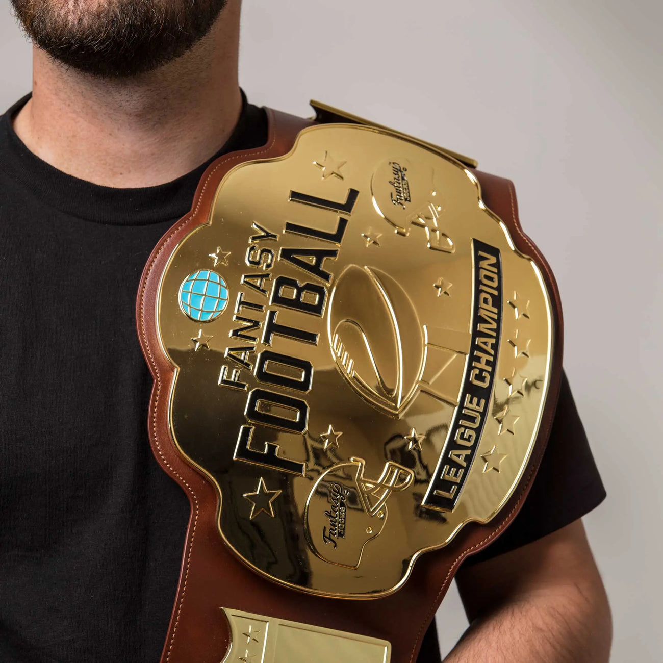Fantasy Football Belt "Brown Bomber" - FantasyJocks