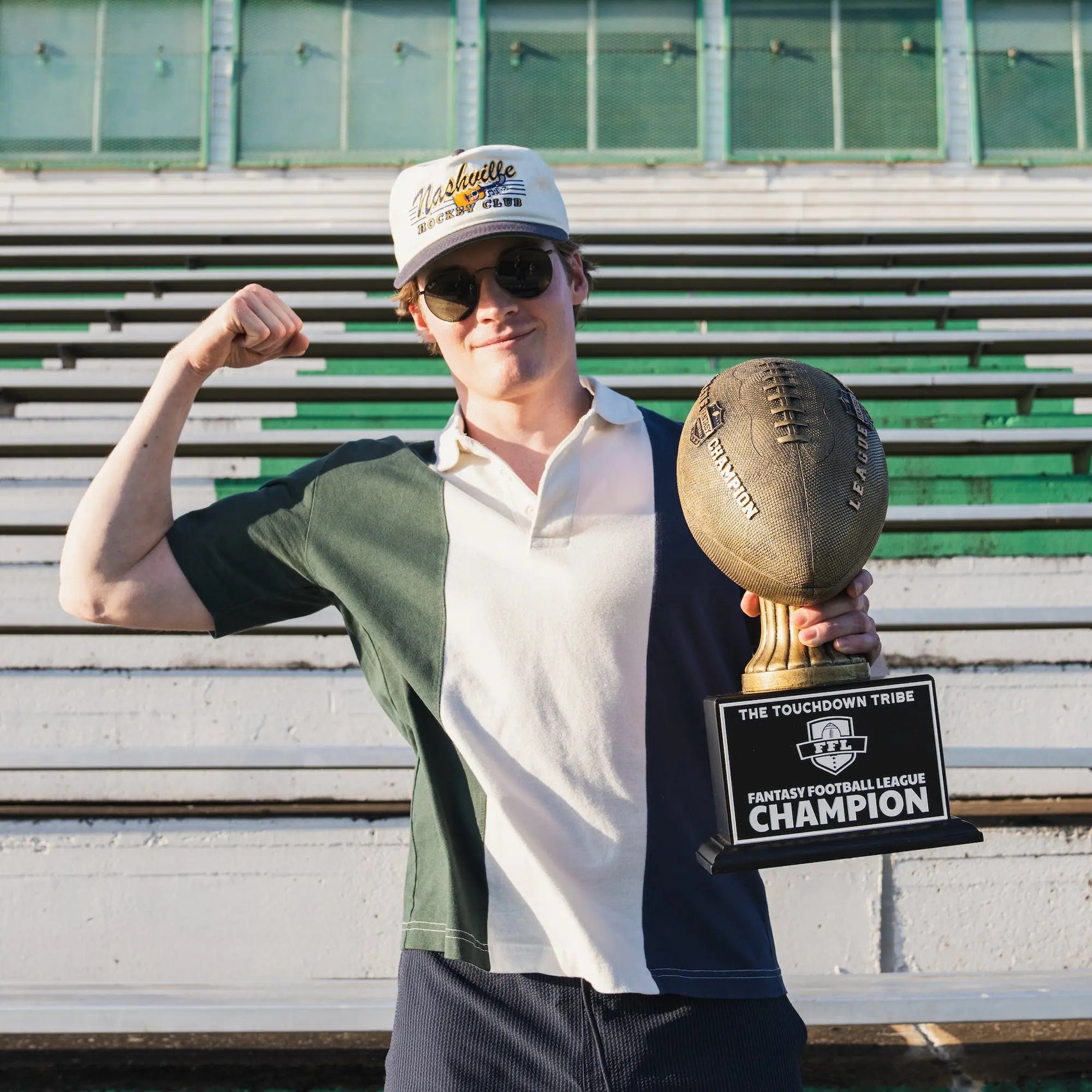 Fantasy Football Golden Trophy - 25 Year Perpetual - FantasyJocks