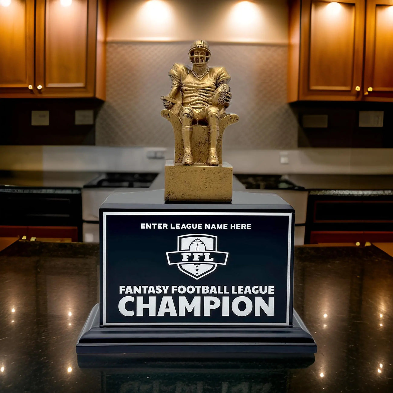 Golden Armchair Trophy - 25 Year Perpetual - FantasyJocks