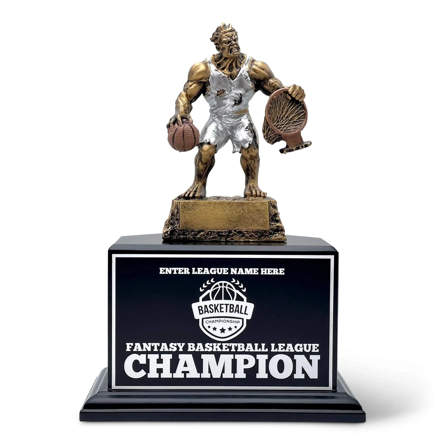 Fantasy Basketball Beast Trophy - 25 Year Perpetual - FantasyJocks