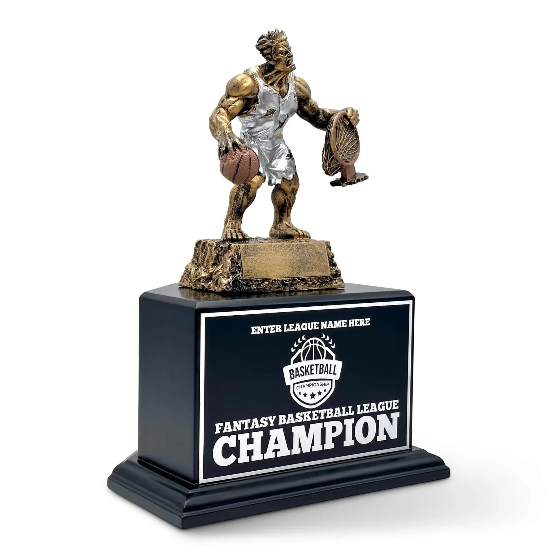 Fantasy Basketball Beast Trophy - 25 Year Perpetual - FantasyJocks