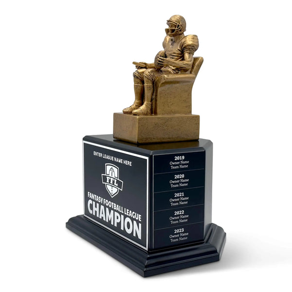 Golden Armchair Trophy - 25 Year Perpetual - FantasyJocks