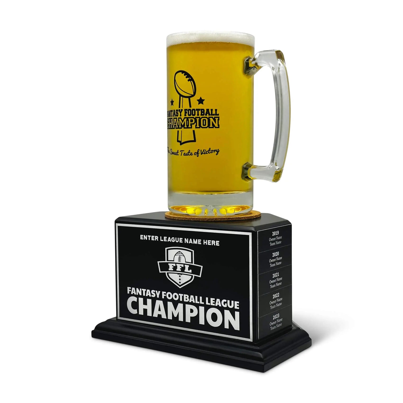"Mug of Masters" Fantasy Football Trophy - 25 Year Perpetual