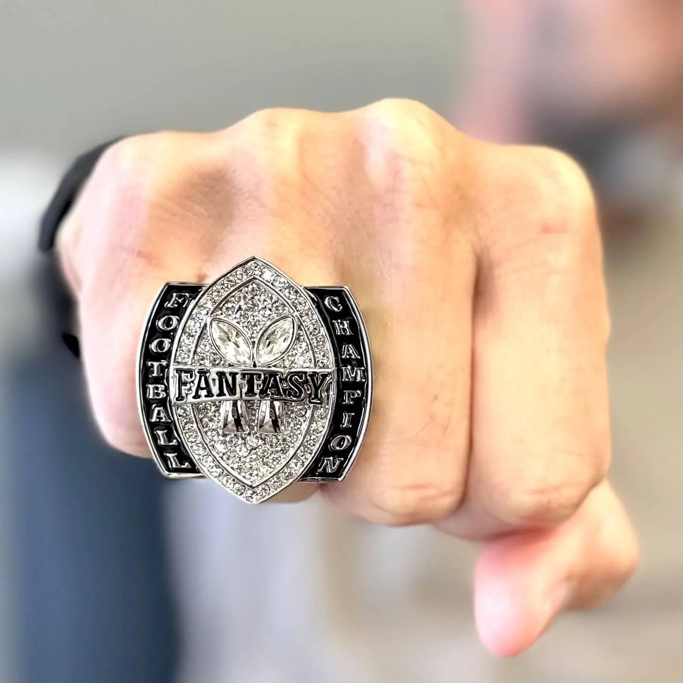 "The Double Down" Fantasy Football Ring - FantasyJocks